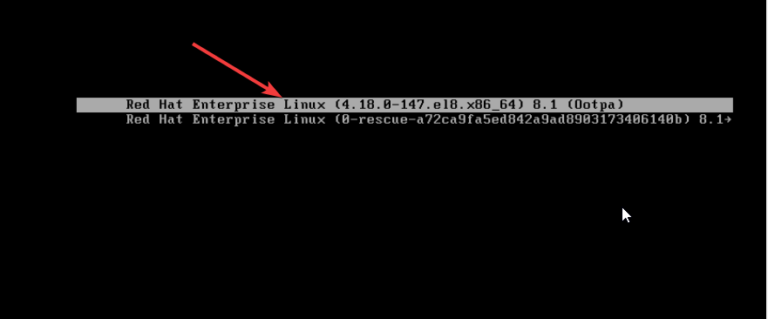 Boot To Single User Mode In Linux (RHEL/CentOS 7&8)