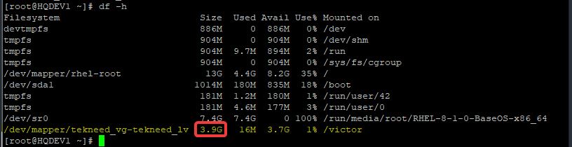 How To Extend Or Reduce LVM Partition In Linux