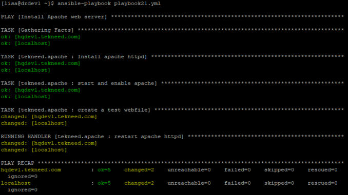 Using Ansible Roles and Ansible Galaxy To Simplify Playbooks