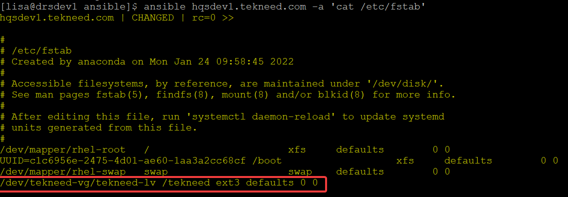 Using Ansible lvol Module & Other Storage-Related Module